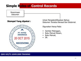Management of document control | PPTX