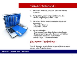 Management of document control | PPTX