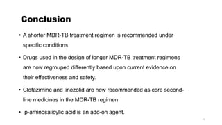 Management of DR-TB | PPTX