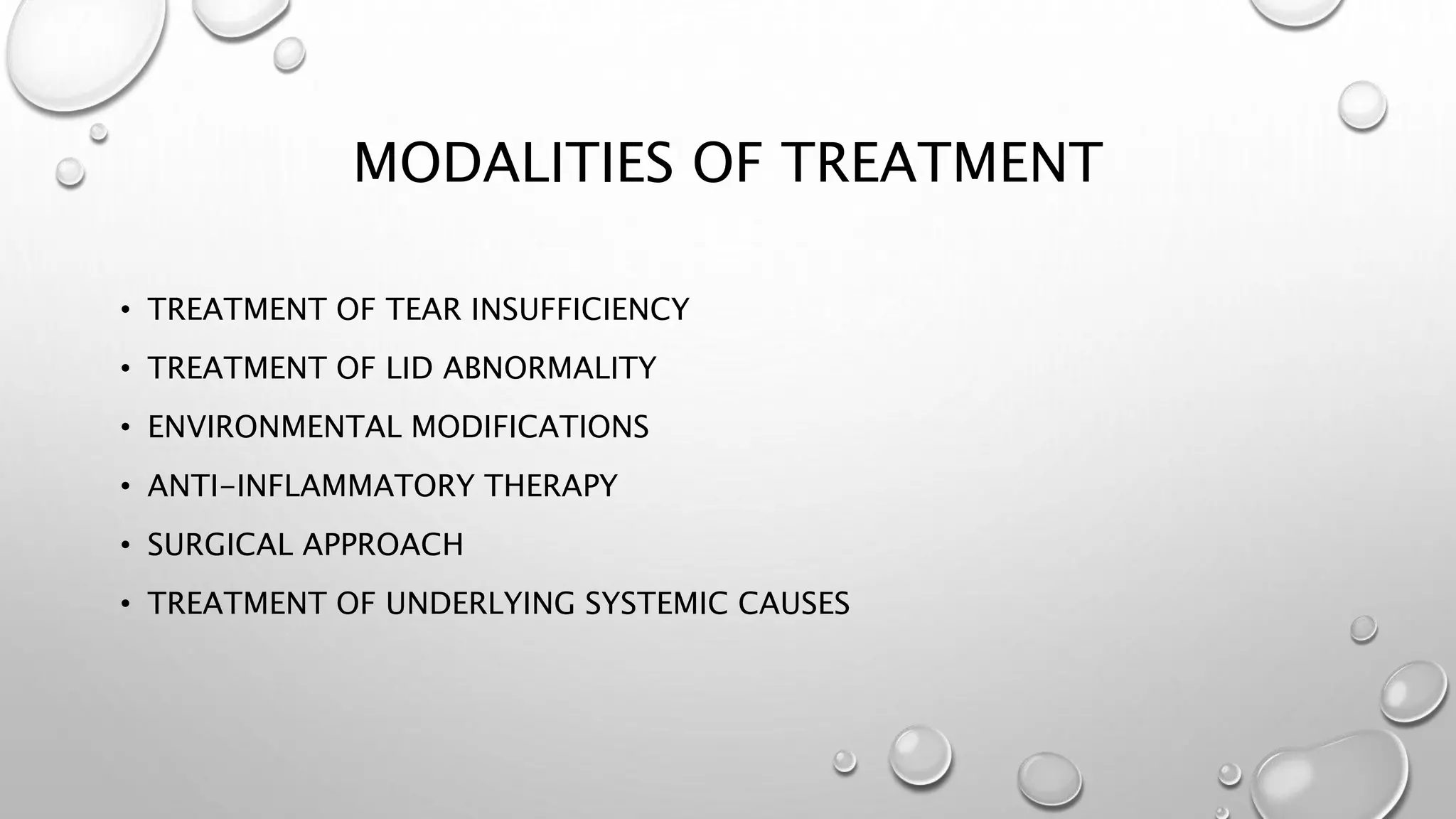 Management of dry eyes | PPTX