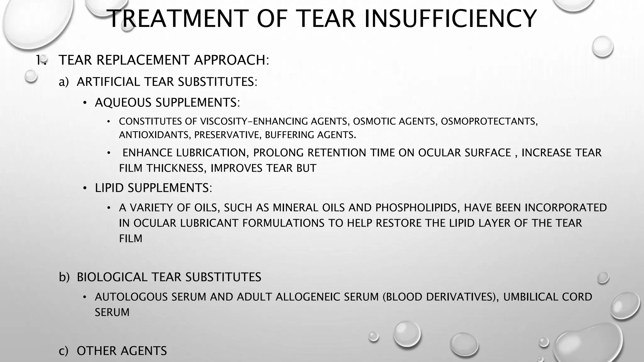 Management of dry eyes | PPTX