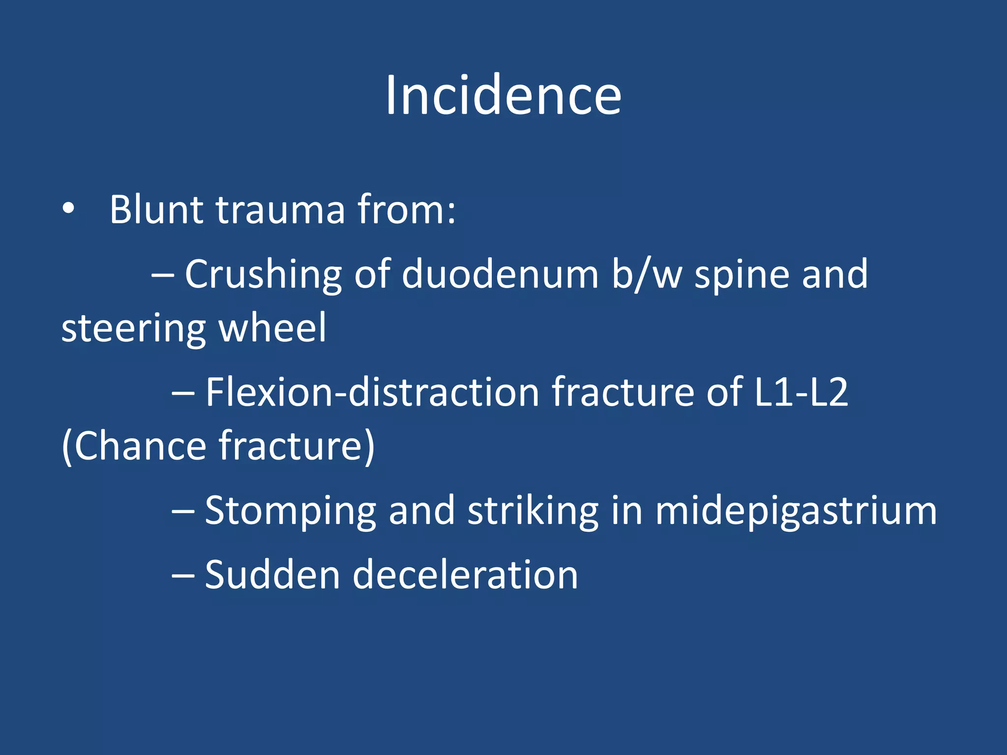 Management of duodenal trauma | PPTX