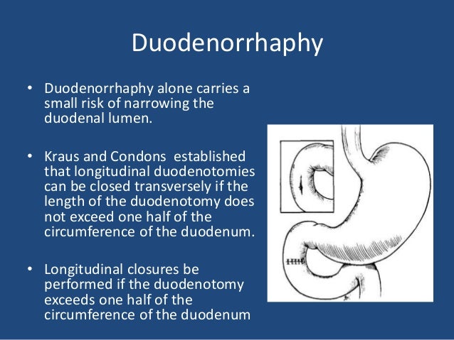 Management of duodenal trauma