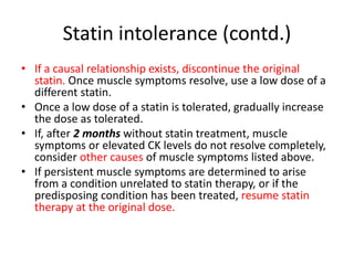 Management of dyslipidemia | PPTX