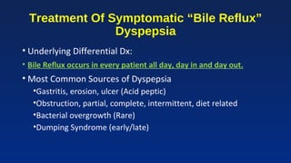 Understanding, Prevention & Treatment Of Symptomatic Bile Reflux | PPT