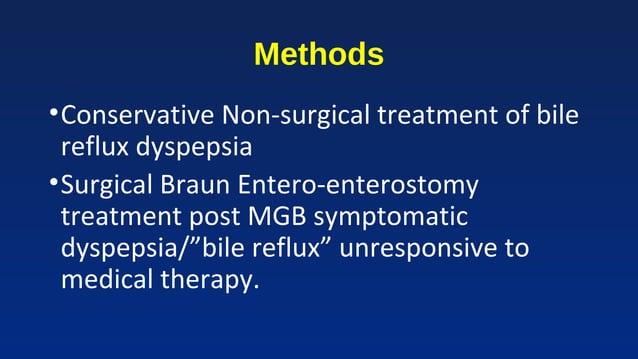 Understanding, Prevention & Treatment Of Symptomatic Bile Reflux | PPT ...
