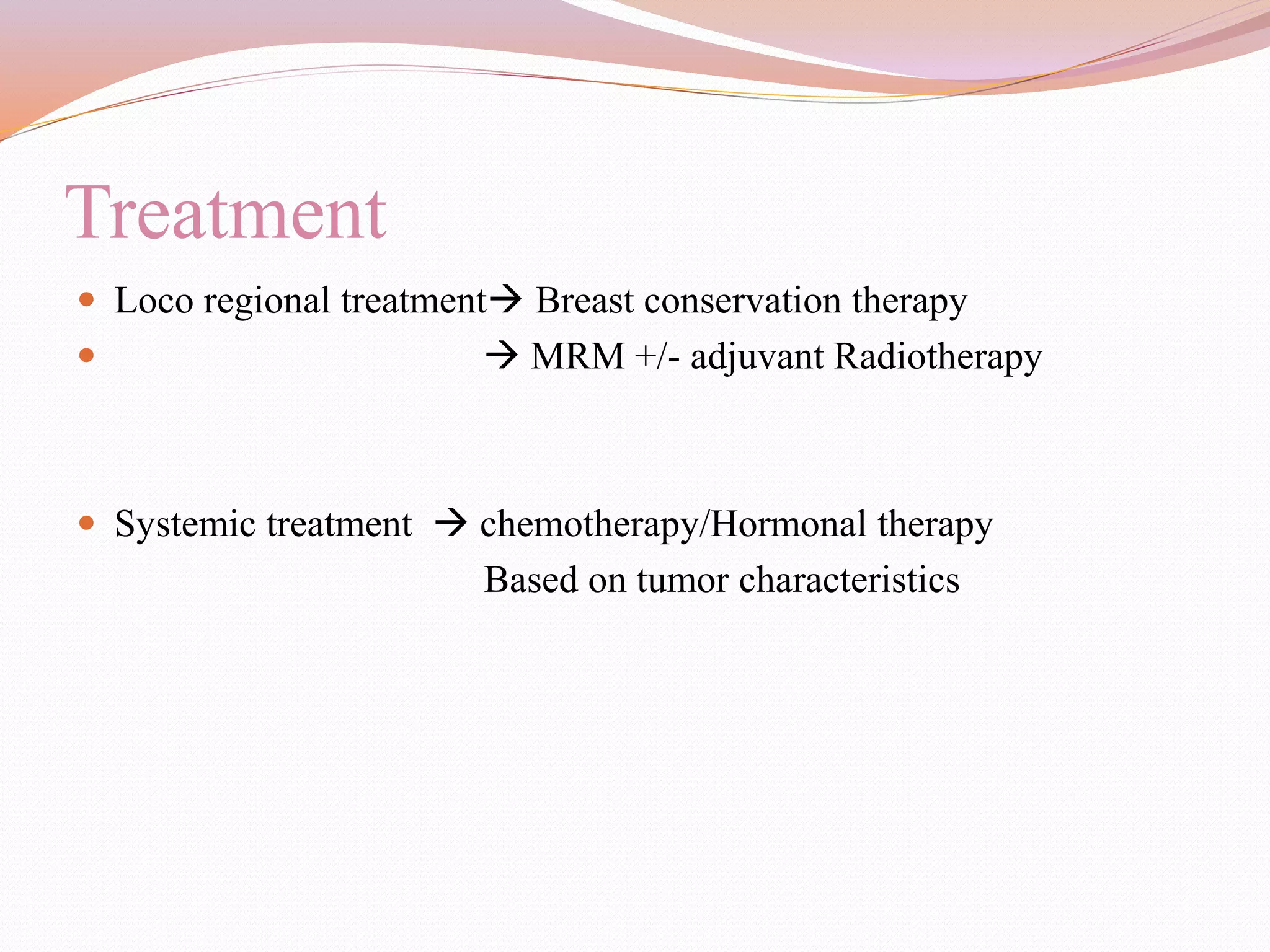 Management of Early breast cancer | PPTX