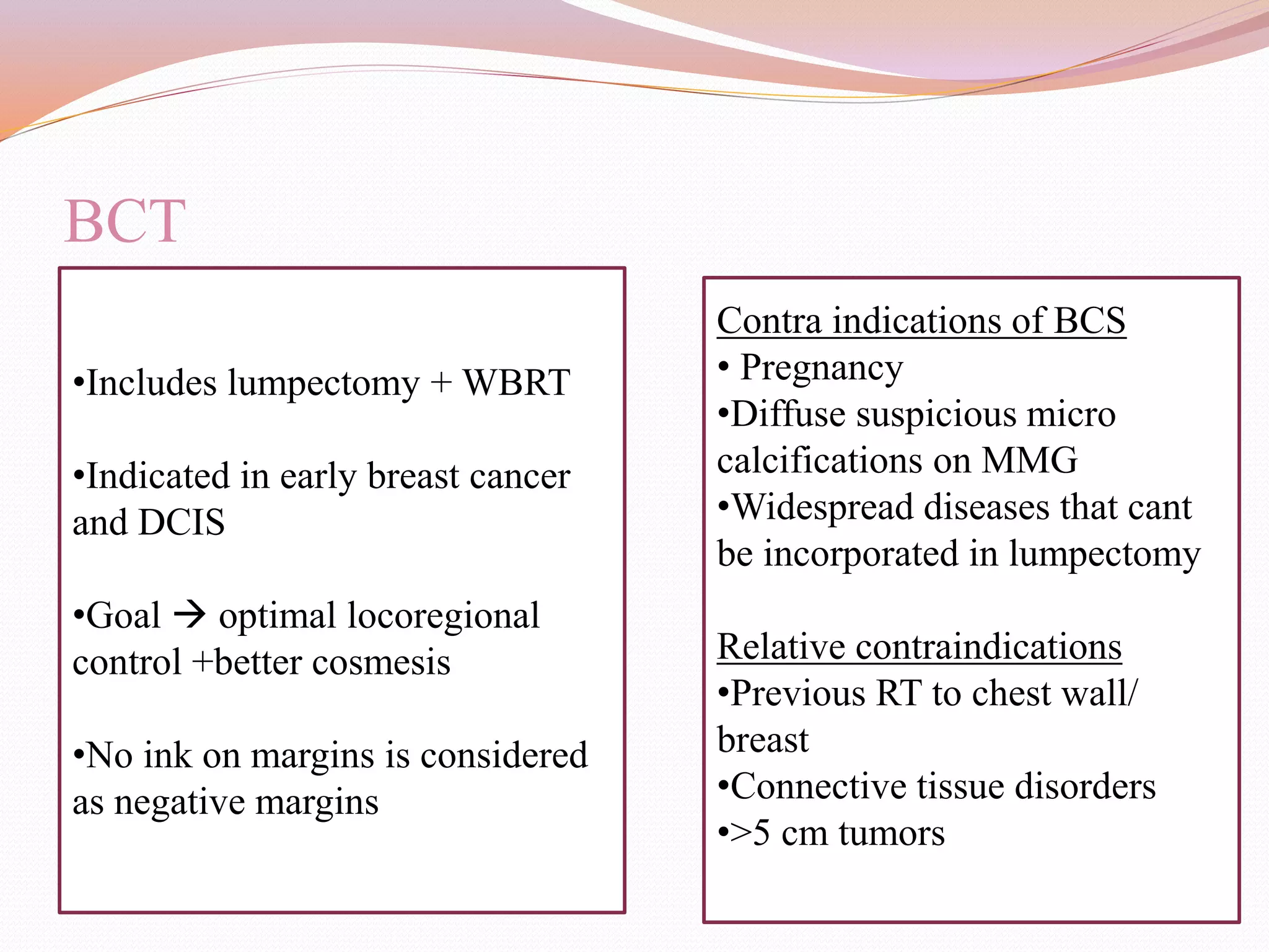 Management of Early breast cancer | PPTX
