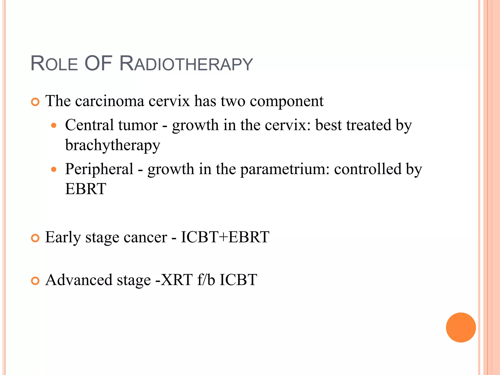 Management of Early Stage Carcinoma Cervix | PPTX