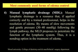 Management of edema in oral and maxillofacial surgery | PDF