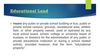 Management of Education Facilities for the LAND and LIBRARY.pptx