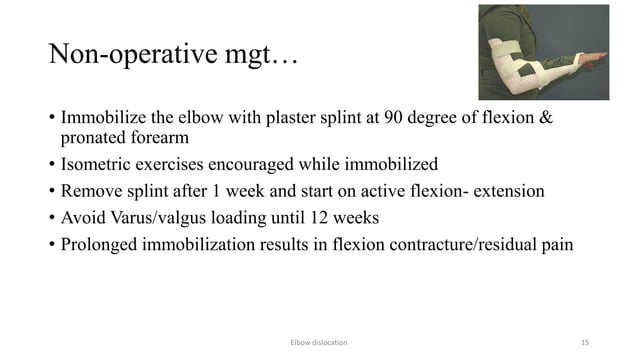 Management of Elbow Fracture Dislocation.pptx
