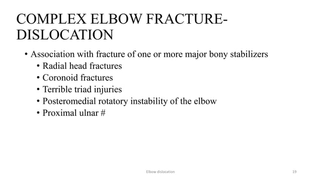 Management of Elbow Fracture Dislocation.pptx