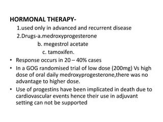 Management of endometrial carcinoma | PPTX