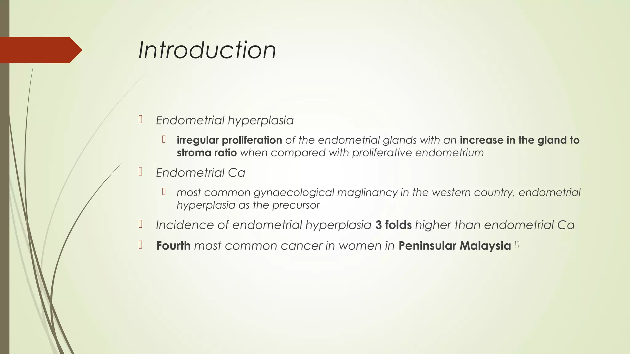 Management of endometrial hyperplasia | PPT