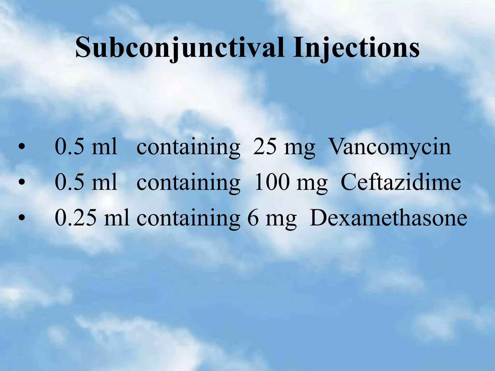 PRACTICAL POINTS IN THE MANAGEMENT OF ENDOPHTHALMITIS | PPT