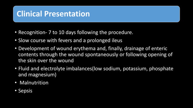 Management of enterocutaneous fistula | PPTX | Digestive Disorders ...