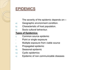 Management of epidemics | PPTX