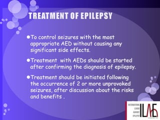 Treatment Of Epilepsy