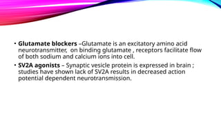 Presentation on MANAGEMENT OF EPILEPSY in our clinical practice | PPTX
