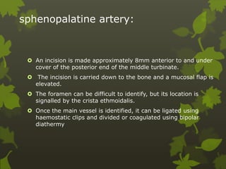 Management of epistaxis | PPTX