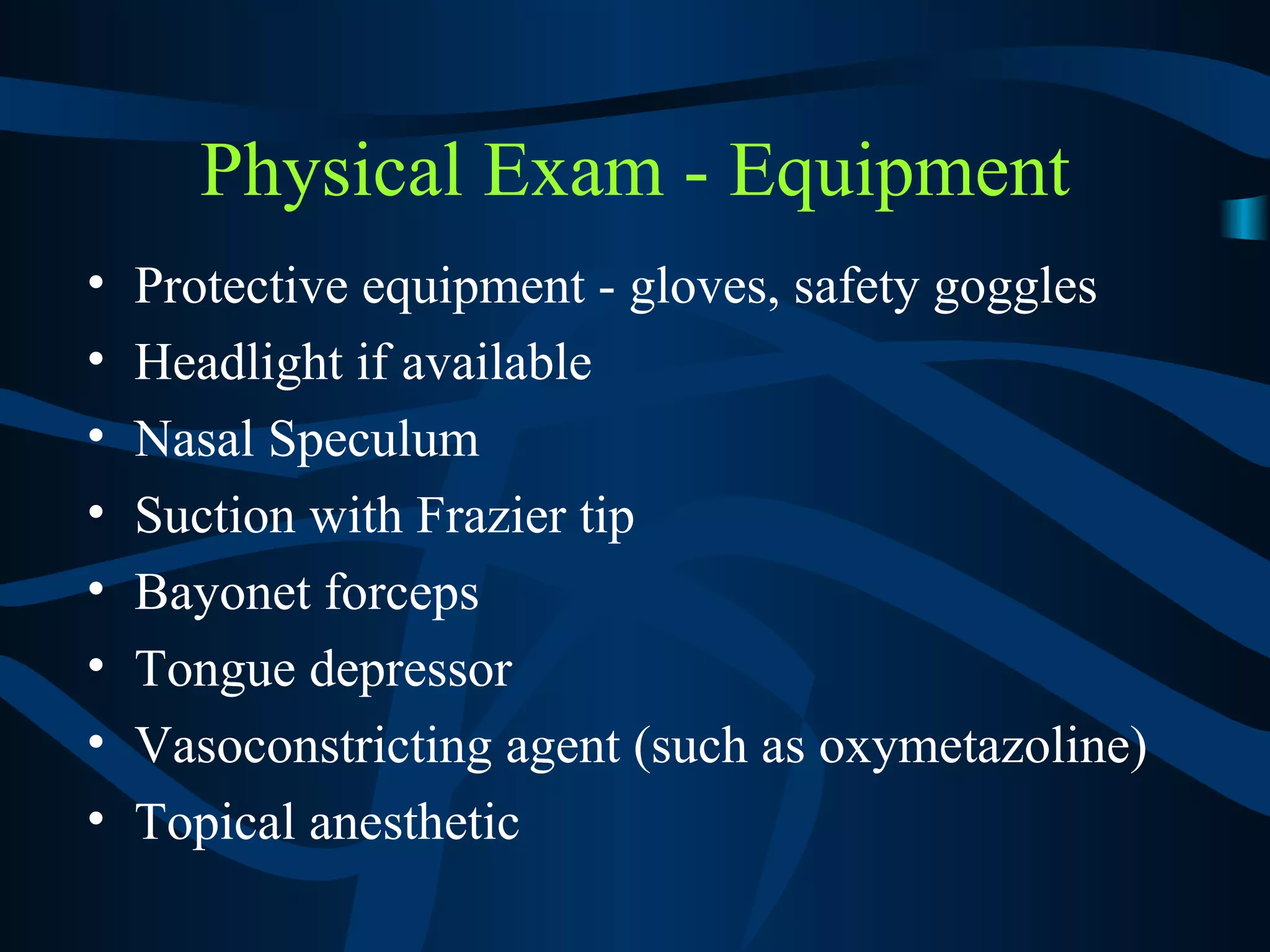 Management Of Epistaxis Goal Is Control | PPT