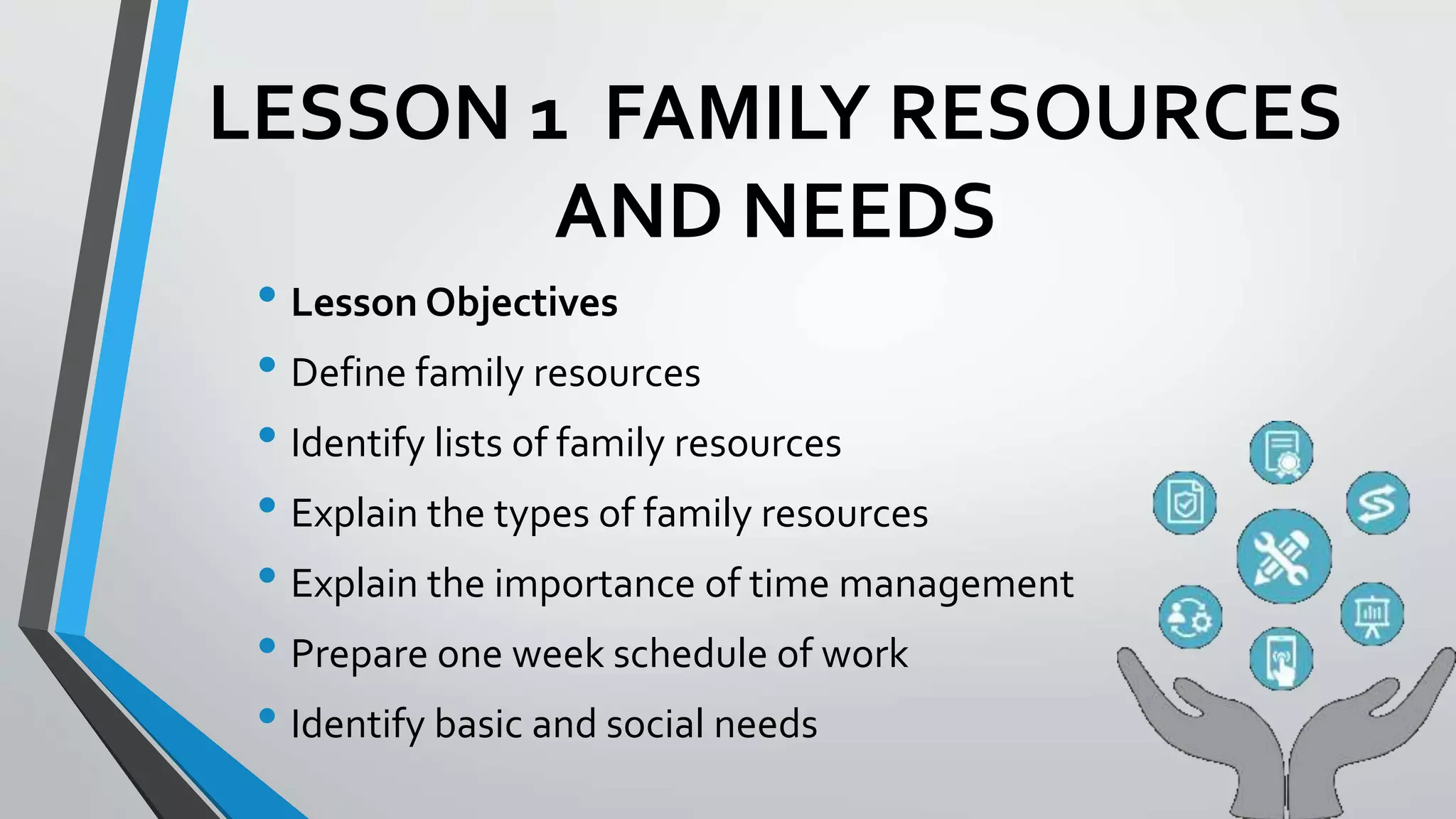 Management of family resources | PPTX