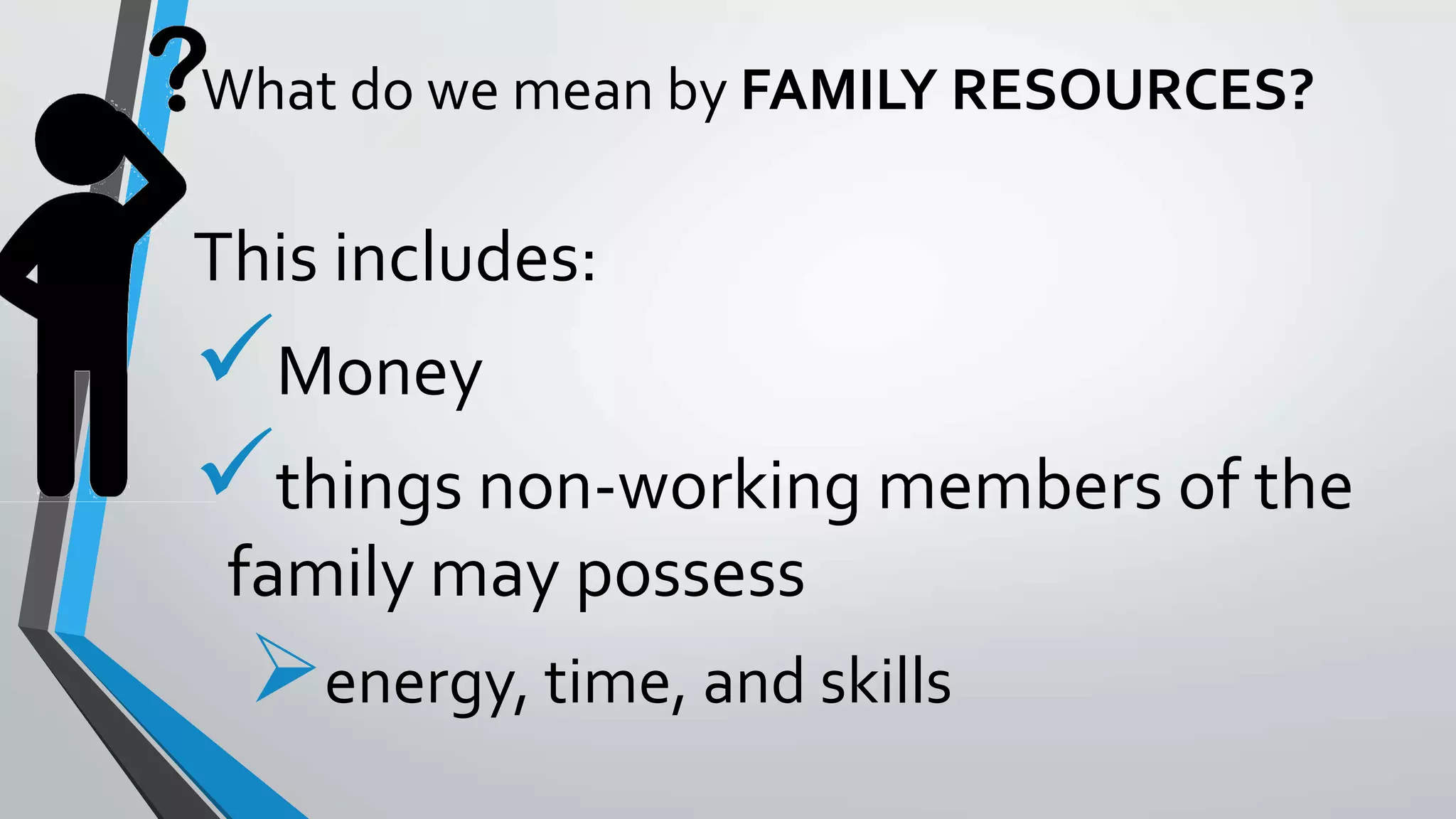 Management of family resources | PPTX