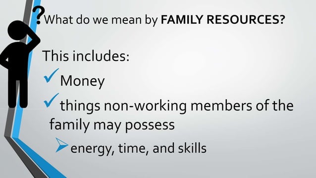 Management of family resources | PPTX | Parenting | Family and ...