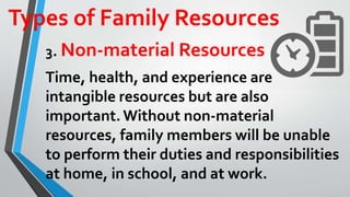 Management of family resources | PPT
