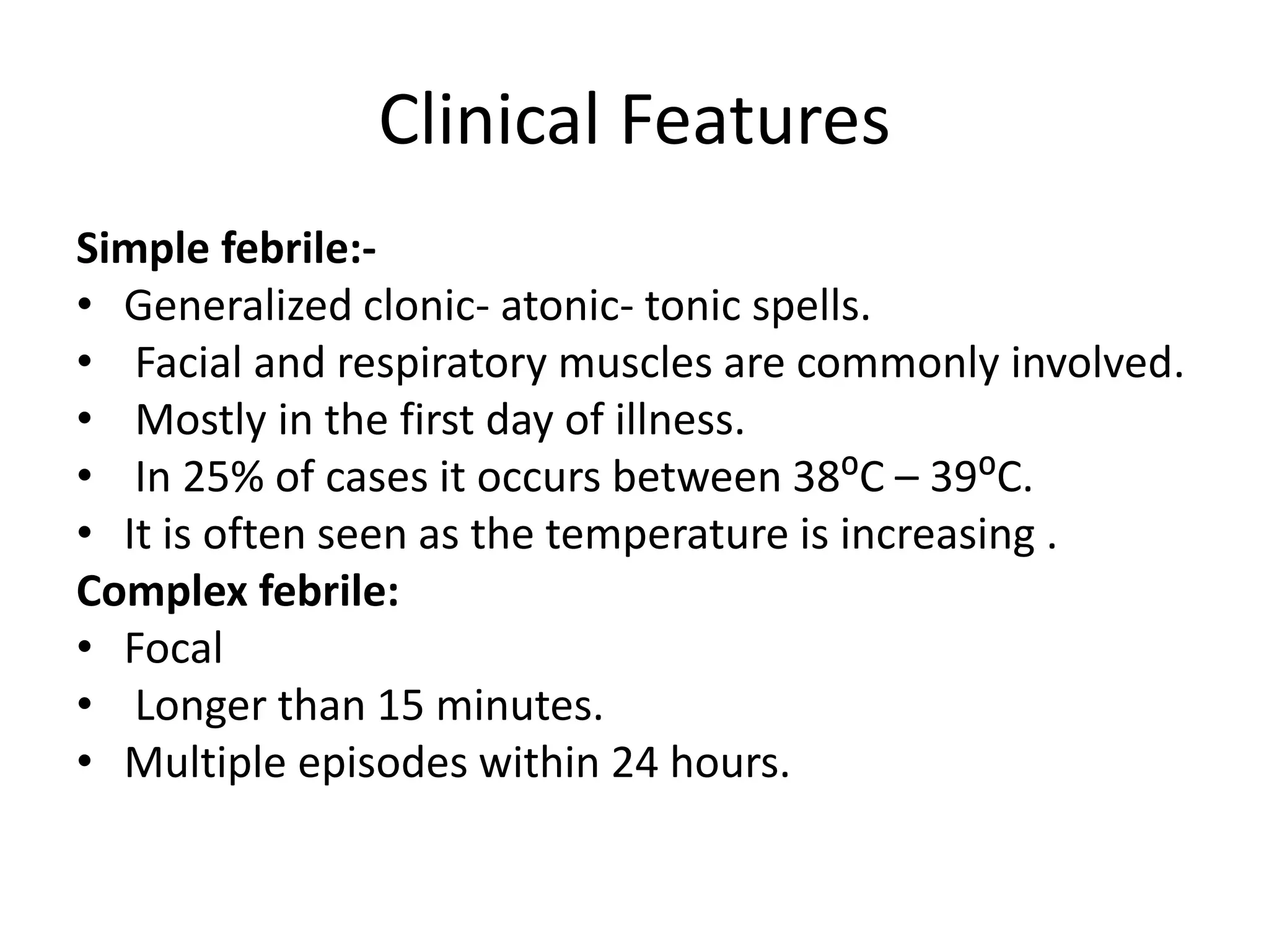 Management of Febrile seizures | PPTX