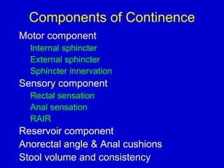 Management of fecal_incontinence | PPT