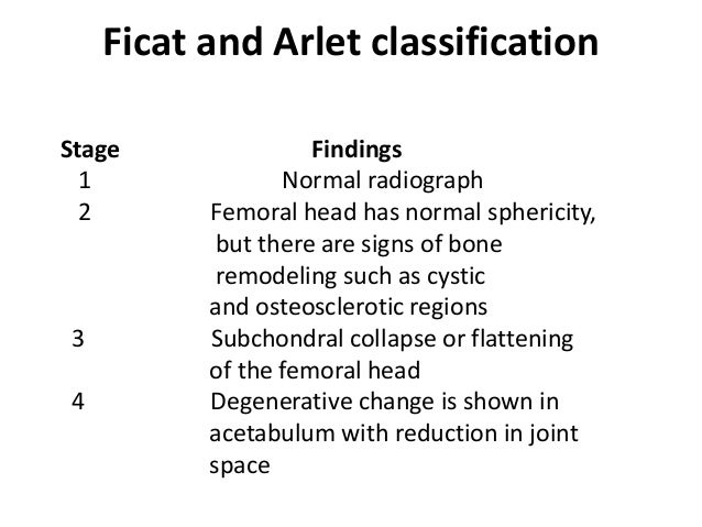 Management of femoral head osteonecrosis