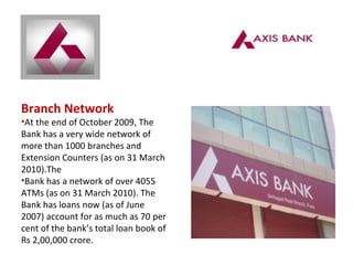 Management of financial institutions ...axis bank ppt | PPT