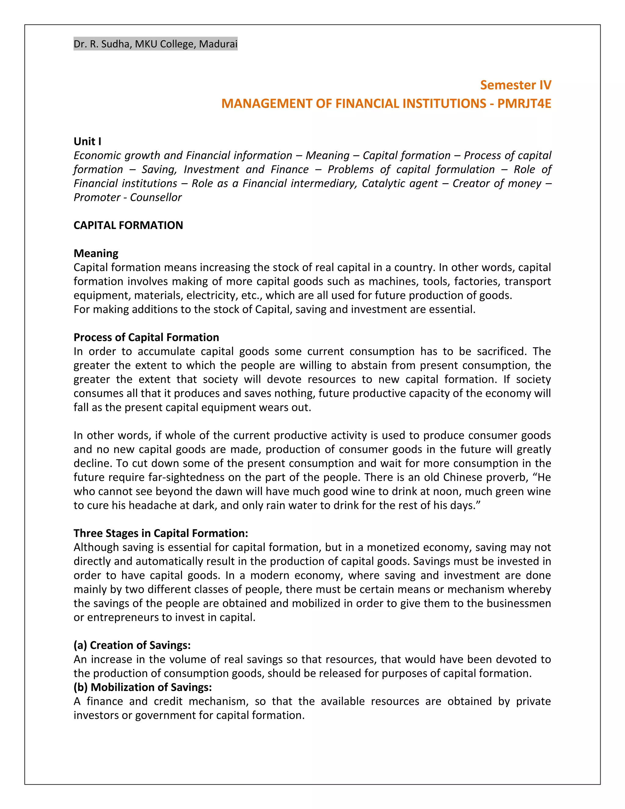 Management of Financial Institutions - Unit I-converted.pdf