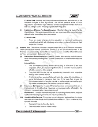 Management of financial services | PDF