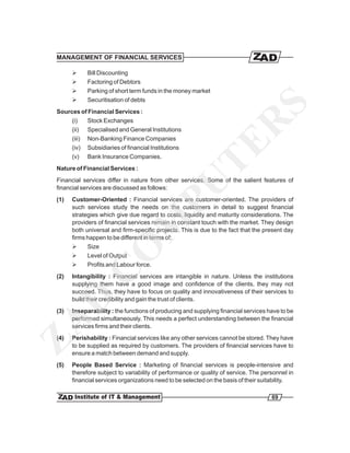 Management of financial services | PDF