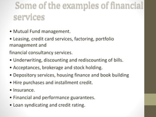 Management of financial services | PPTX