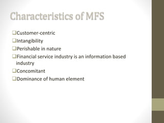 Management of financial services | PPTX