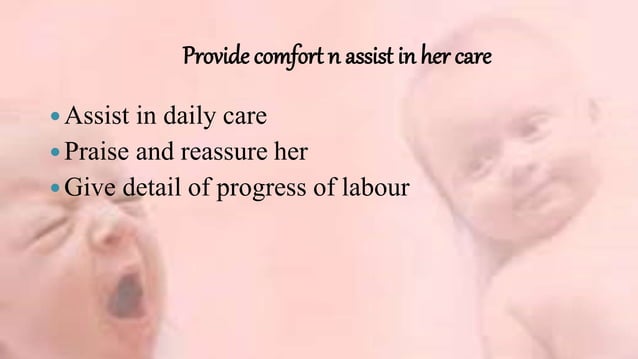 Management of first stage labour | PPTX | Pregnancy | Reproductive Health