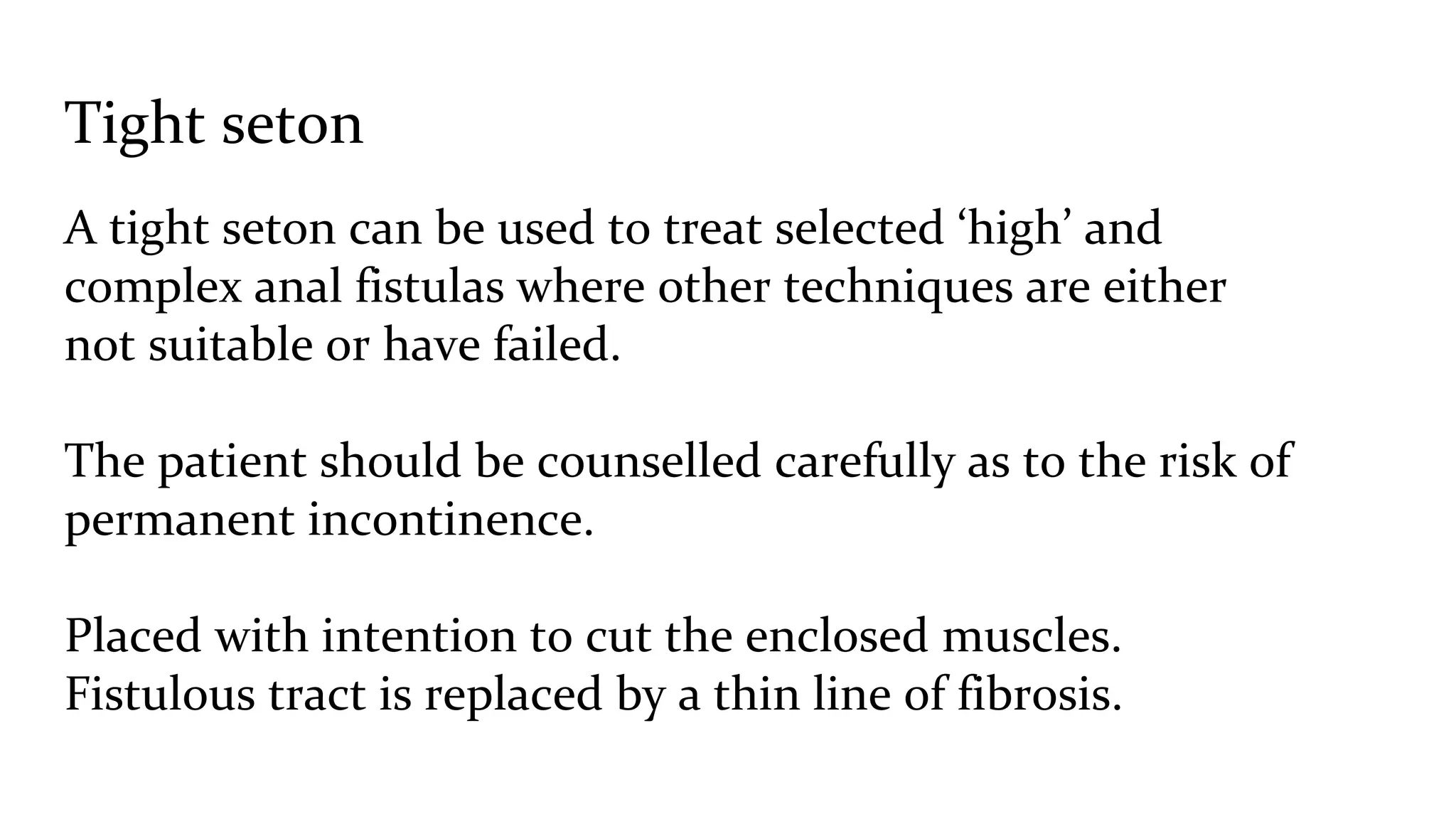 Management of fistula in ano recent advances | PPTX
