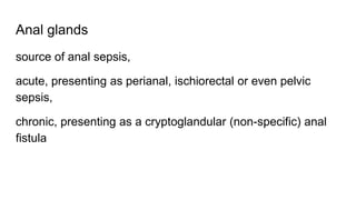 Management of fistula in ano recent advances | PPTX