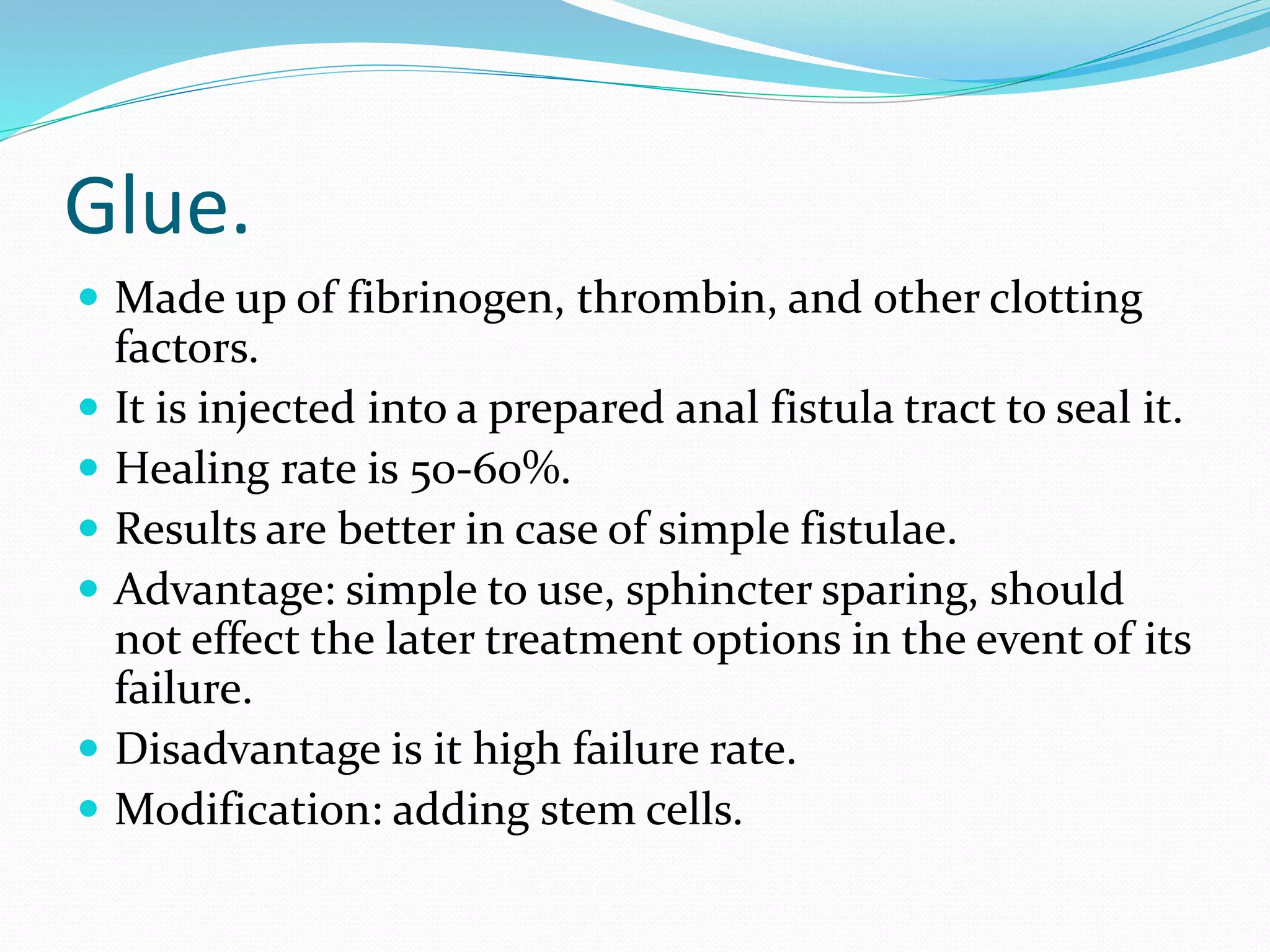 Management of fistula of ano. | PPTX