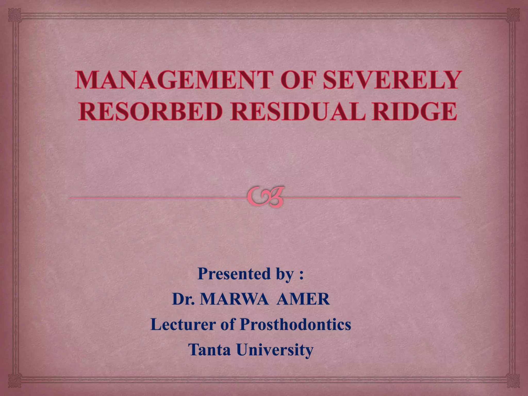 flat ridge management .pptx