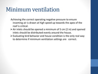 Management of flock in hot and cold weather | PPTX