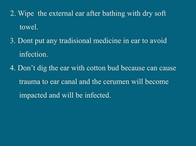 Management of foreign body in ear | PPT | Free Download