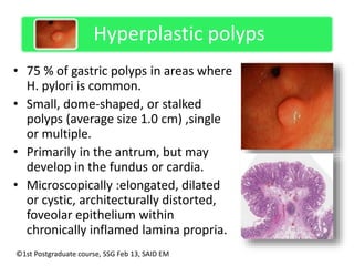 Management of gastric polyps | PPTX