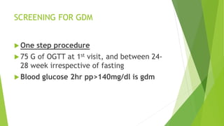 MANAGEMENT OF GESTATIONAL DIABETIC MELLITUS.pptx