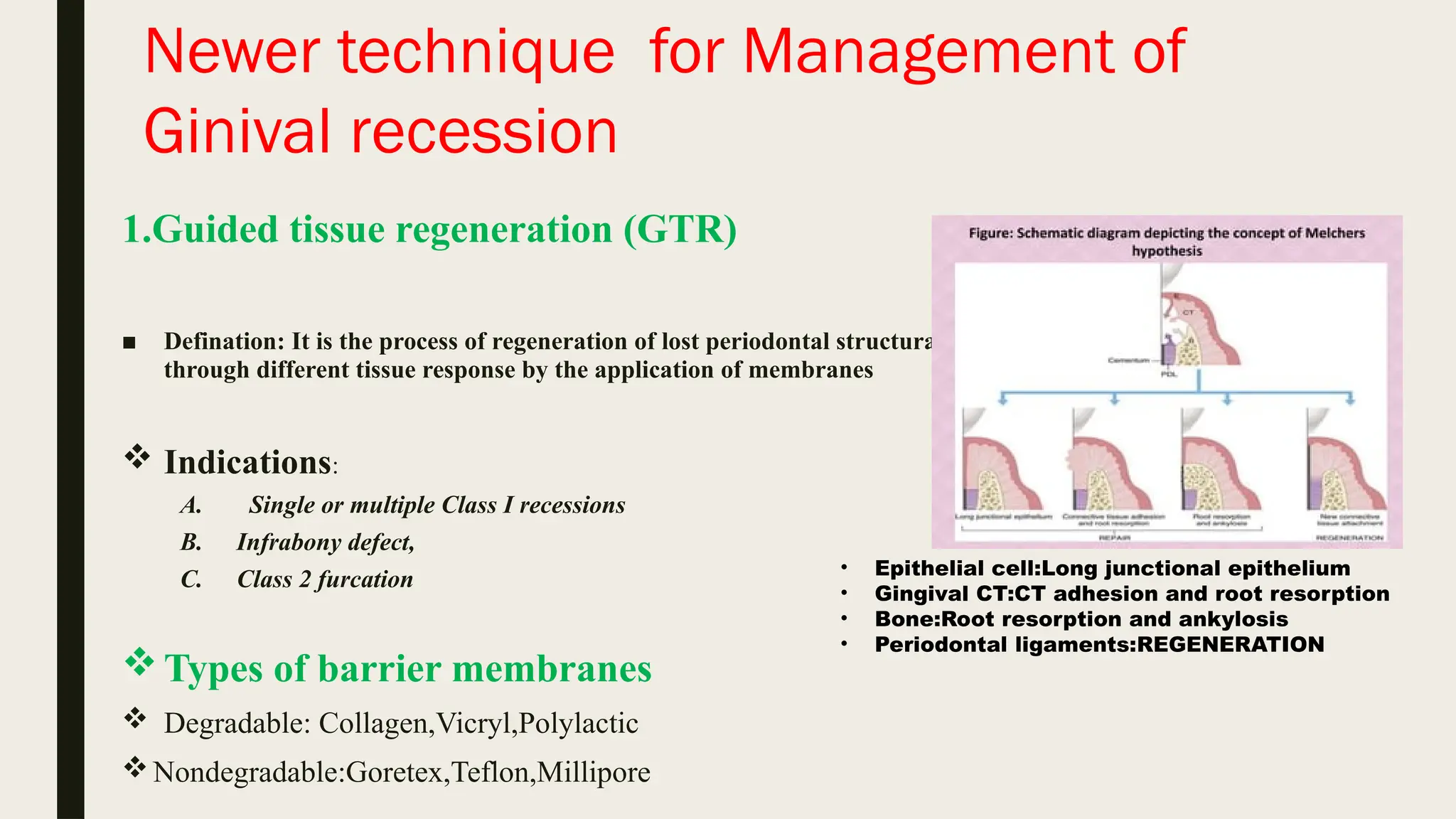 MANAGEMENT OF GINGIVAL RECESSION BY DR.HEMRAJ PANDIT.pptx