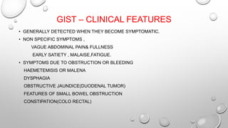 MANAGEMENT OF GIST involving medical and surgical.pptx